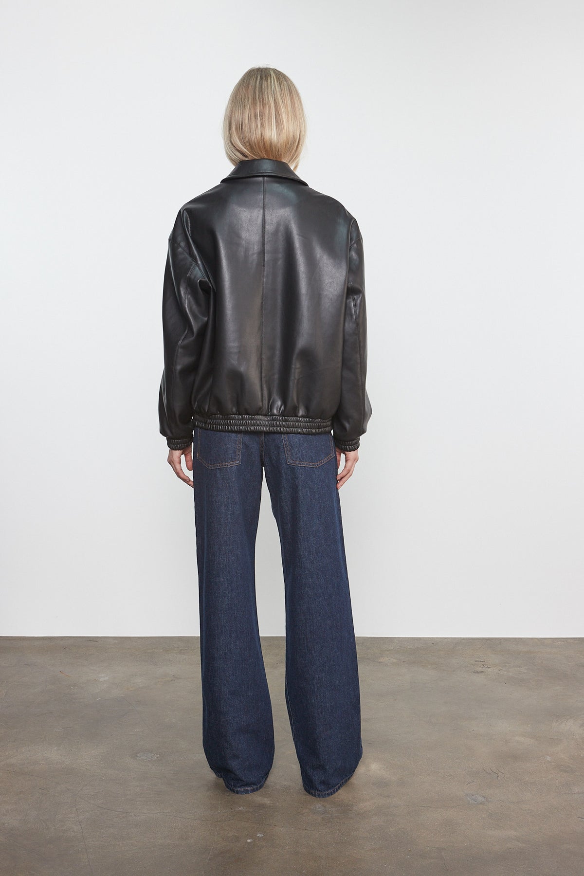 Enza Costa Leather Bomber Jacket – The Alcove